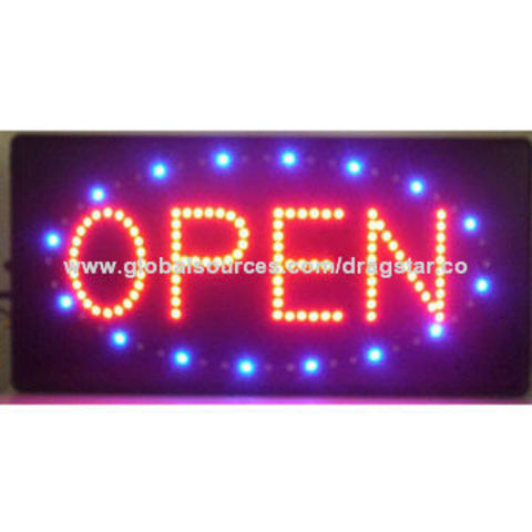 Hong Kong SAR LED sign with flashing program, various sizes and colors ...
