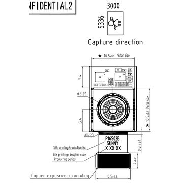 Mobile Phone Camera Module P16S02B 16MP AF Ois Optical Image Stabilizer ...