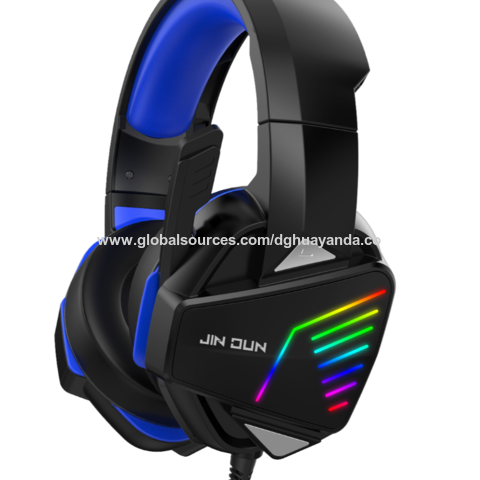 China Jindun g2000 Wired Gaming Headset yellow mask on Global Sources ...