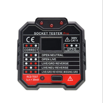 China Mini RCD Outlet Tester 48-250V Power Socket Automatic Voltage ...