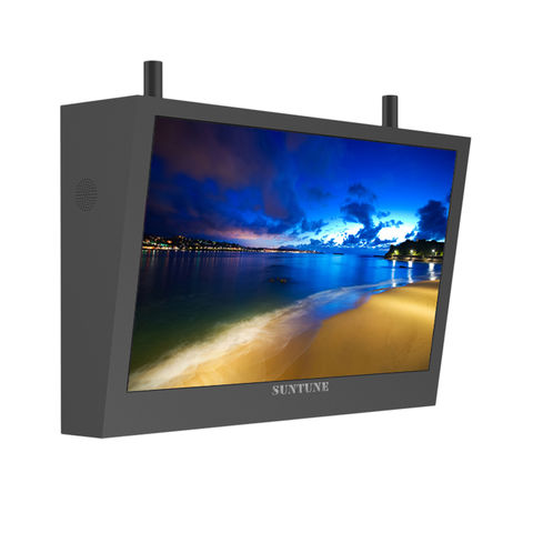 China Gas station digital signage with 49 inch ceiling-mounted lcd ...