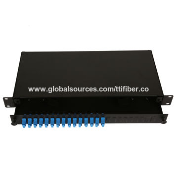 China 19 inch Fiber distribution frames, 24 SC port, slidable type] on ...