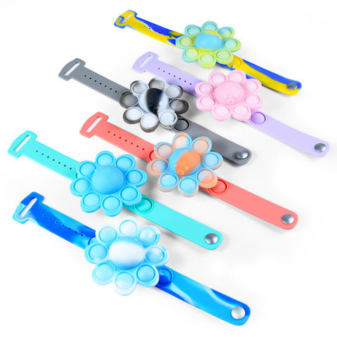 China New Stress Wristband Bubble Toys Band for kids Adult Push Watch ...