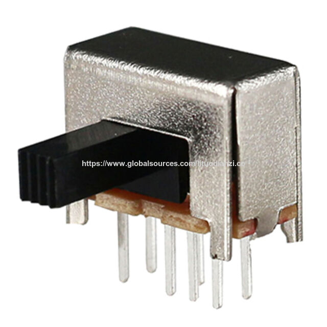 China Horizontal slide switch with 10,000 cycles lifespan/rating 0.3A ...