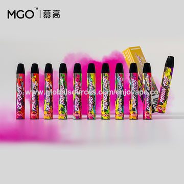 China MGO Rechargeable Disposable E-cig Vape Bar Up to 1800Puffs Mesh ...