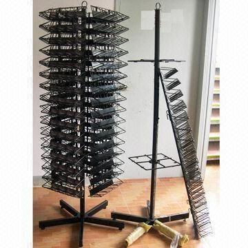 Rotating Floor Display Stand and Revolving Metal Rack, Measuring 700 x ...