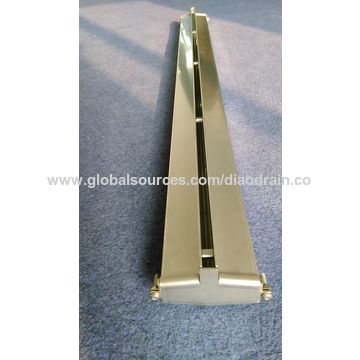 Stainless slim slot channel drain for public plaza drainage | Global ...