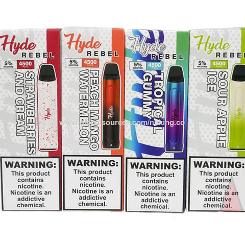 China Hyde Rebel Icon Retro Disposable Vape 4500Puffs Electronic ...