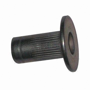 Rivet nut insert, round body, large flange, provides load bearing ...