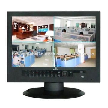 China 19-inch 16-channel CCTV Surveillance Monitor with Built-in DVR on ...