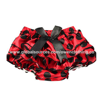 China Ladybug icing shorts baby shorties ruffle baby bloomers on Global ...