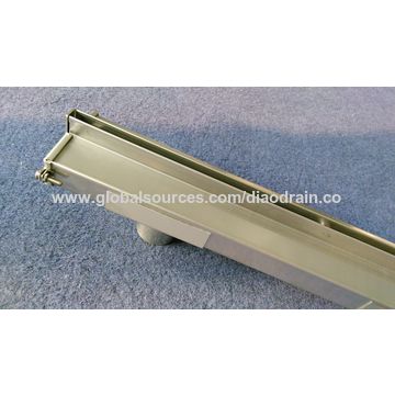 Stainless slim slot channel drain for public plaza drainage | Global ...