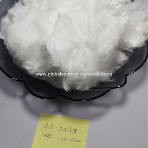 China PLA FIBER Polylactic acid fiber corn fiber 100%polylactic ...