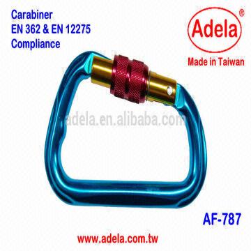 Carabiner EN 362 & EN 12275 Compliance Strength : 22 kN Lock : Screw ...