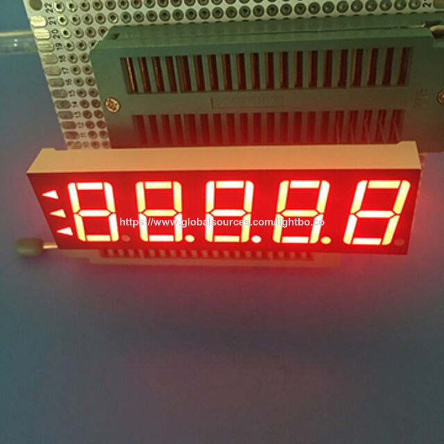 China 7-segment LED display, ultra red 5-digit LED display 0.56-inch ...