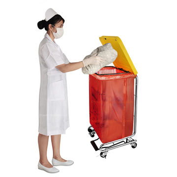 China Disposable PVA Water Soluble Laundry Bag For Infection Control In ...