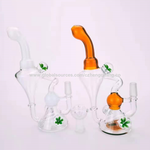 China Hand blown mini colored glass smoker glass bang bangs on Global ...