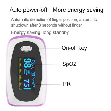 Low-cost wholesale OLED display SpO2 with monitoring digital fingertip ...
