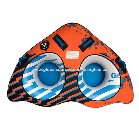 ChinaHigh quality inflatable towable triangle tube for water sport game ...