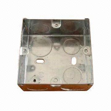 Galvanized steel electrical switch box/wall mounted box, 1-gang (BS ...
