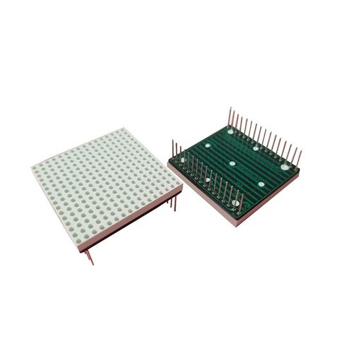 China Mini 16x16 dot matrix led display red color smd led matrix on ...