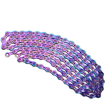 China 9 10 11 12 speed Bicycle Rainbow Chain Colorful MTB Mountain Road ...