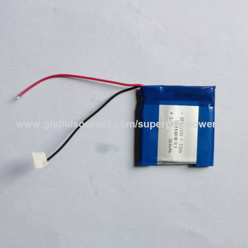 China 3.7V 360mAh rechargeable lithium ion battery for wearable textile ...