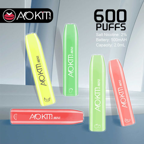 China Bestseller Disposable Electronic Cigarette Aokit Mini 600 Puffs ...