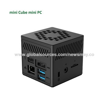 China Celeron J4125 mini cube PC with max 8GB RAM m.2 2242 SSD Gigabit ...