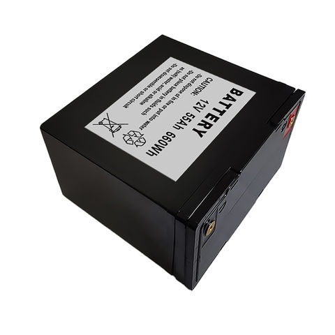 China 660Wh 12V 55Ah LiFePO4 Lithium-ion Battery for UPS Solar Systems ...