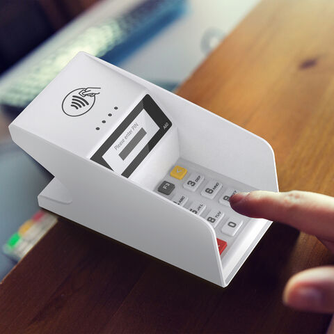 China 16 Keypad Handheld Contactless NFC Pinpad Credit Card Reader ...