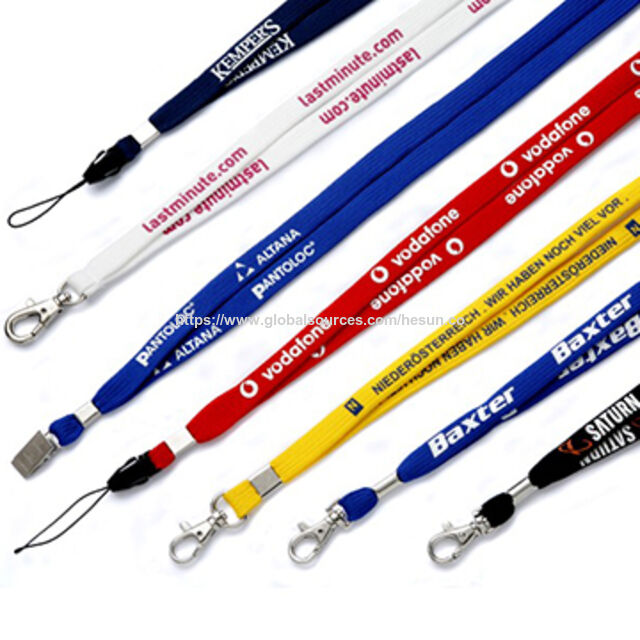 China Lanyards, Available in Various Pantone Matching Colors on Global ...