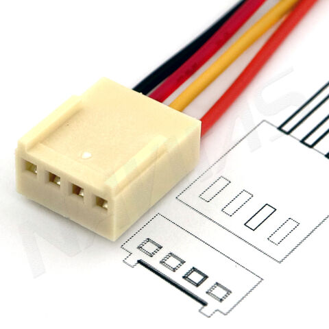 Taiwan Custom Molex 2510 4pin 2.54mm Pitch Connector Wire Harness ...