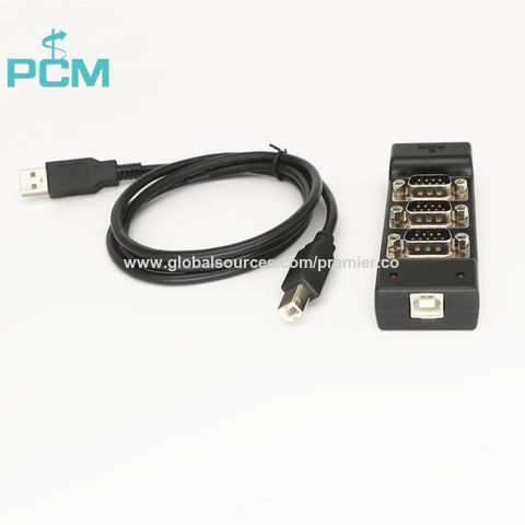 China USB Serial Hub 4-port USB-RS232C conversion hub USB-serial D-Sub ...