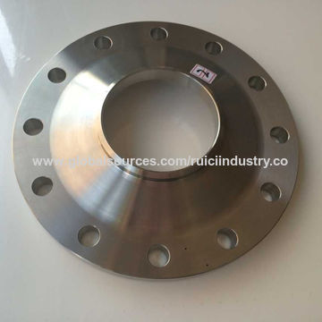 China OEM customs design hot forged flange with full machining on ...