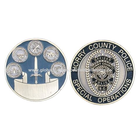 China Challenge coin, Custom Metal Challenge Coin With Enamel Color on ...