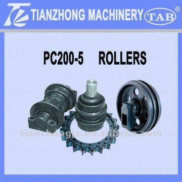 Komatsu Excavator Parts Pc200-5/6 Track Roller,top Roller,idler ...