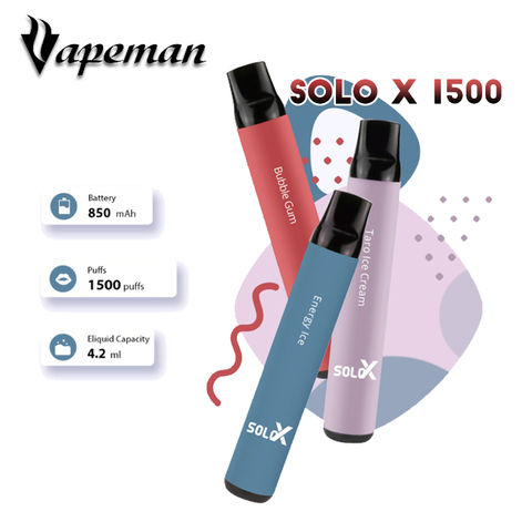 China Original Vapeman Solo X Electronic Cigarettes Disposable Pod ...