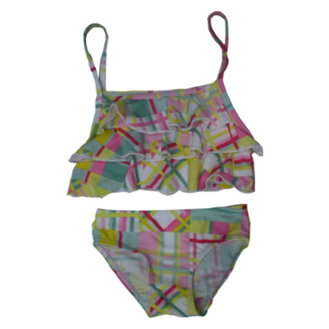 ChinaGirls' Bikini with Three Pieces of Frills on Tankini, Fashionable ...