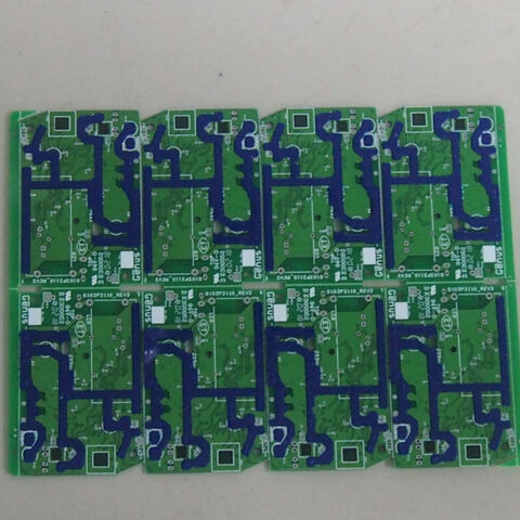 China 1.6mm 2-layer PCB Peelable blue glue PCB board HASL printed ...