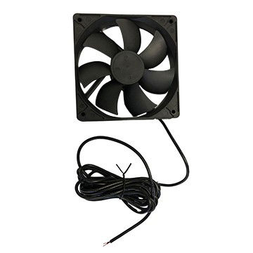 China120*120*25mm 12V IP55 waterproof DC fan with 3m long cable on ...