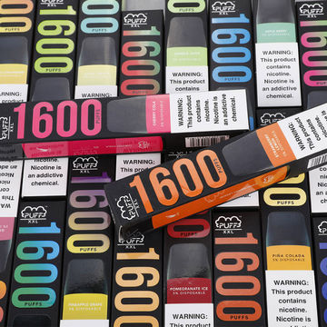 China New Flavors Liquid 1600 Puffs Bar Plus Puff XXL Disposable Vape ...