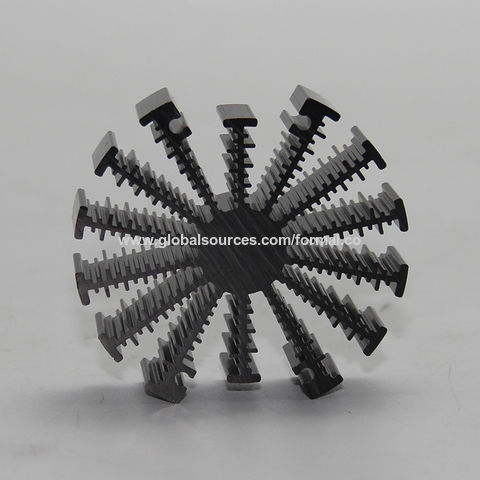 China OEM Customized Black Anodizing Extrusion Sun flower Heatsink on ...