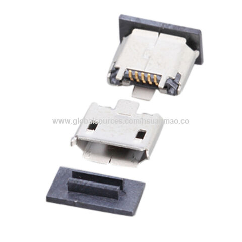 Taiwan Micro USB 5Pin B Type PCB Connector Female SMT Vertical Type on ...