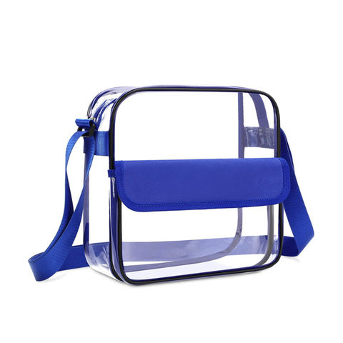 China PVC Transparent Messenger Shoulder Bag See Through Clear ...