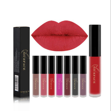 China 30 colors Matte lip gloss Long lasting lip gloss private label ...
