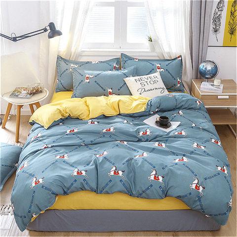 China King comforter set luxury bed sheet set bedding goose down duvet ...