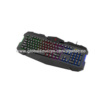 China Gaming keyboard with Rainbow Backlight, high end gaming keyboard ...