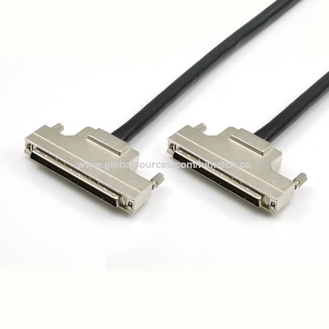 China SCSI II Cable 100pin data Cable Assembly Metal Shell and ...