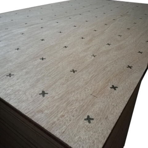 China 5.2mm plywood underlayment with nailing pattern on Global Sources